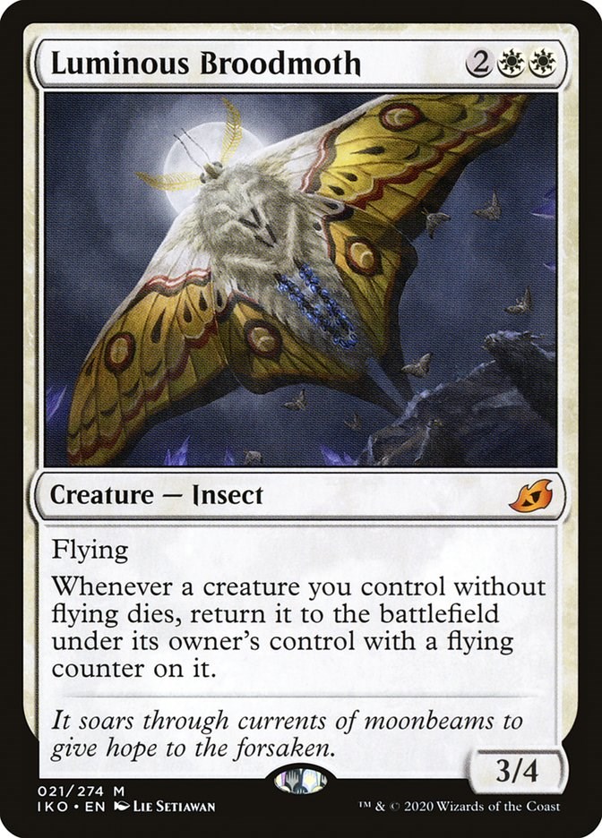 Luminous Broodmoth - Ikoria: Lair of Behemoths - Magic: The Gathering