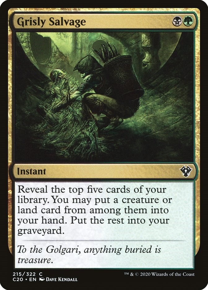 Grisly Salvage - Commander 2020 - Magic: The Gathering