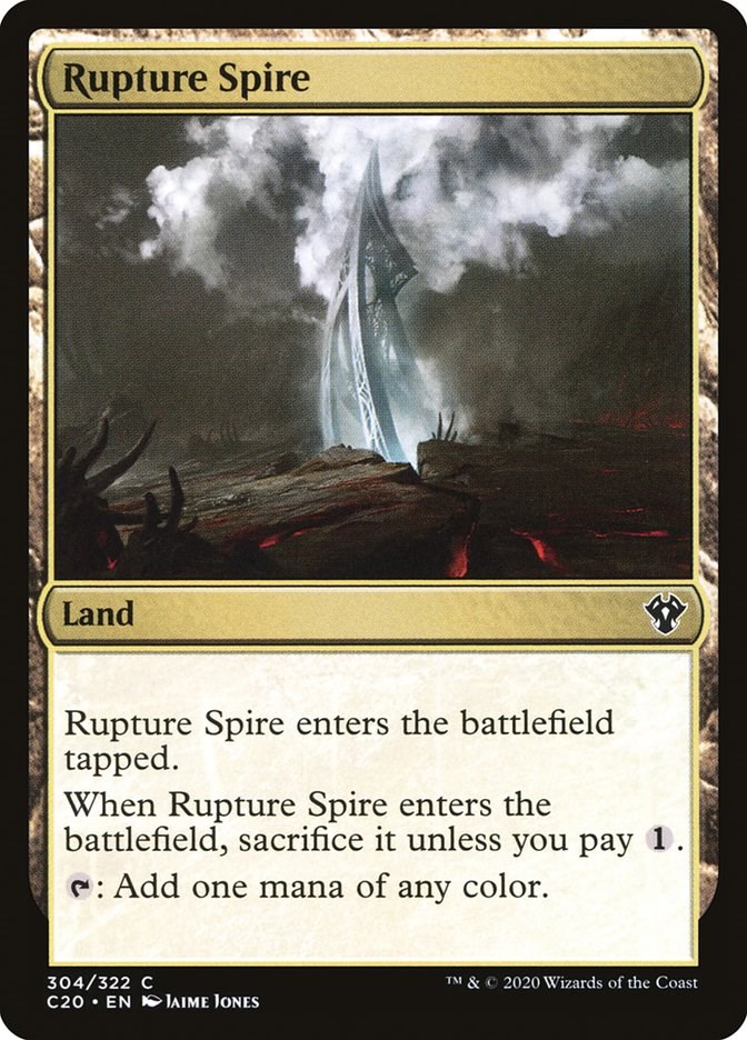 Rupture Spire - Commander 2020 - Magic: The Gathering