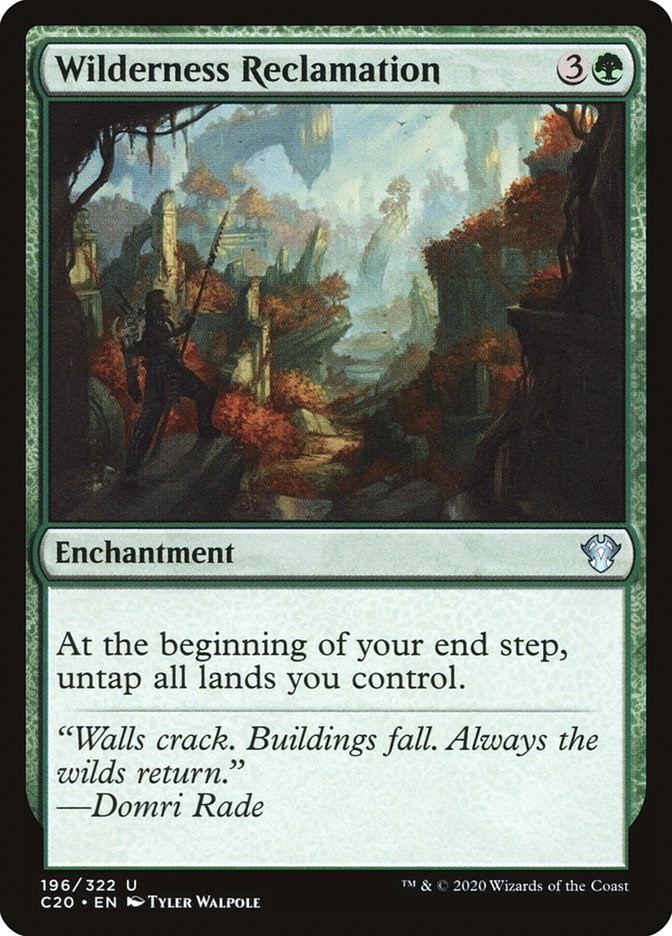 Wilderness Reclamation - Commander 2020 - Magic: The Gathering