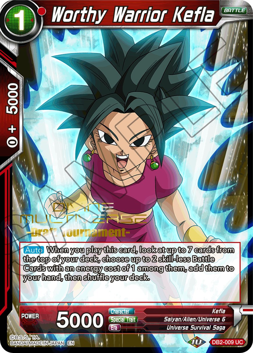 Worthy Warrior Kefla (Divine Multiverse Draft Tournament) - Tournament ...