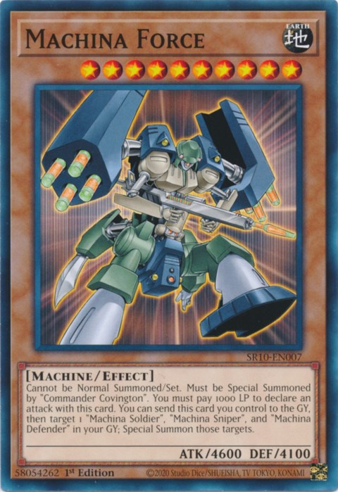 Machina Force - Structure Deck: Mechanized Madness - YuGiOh