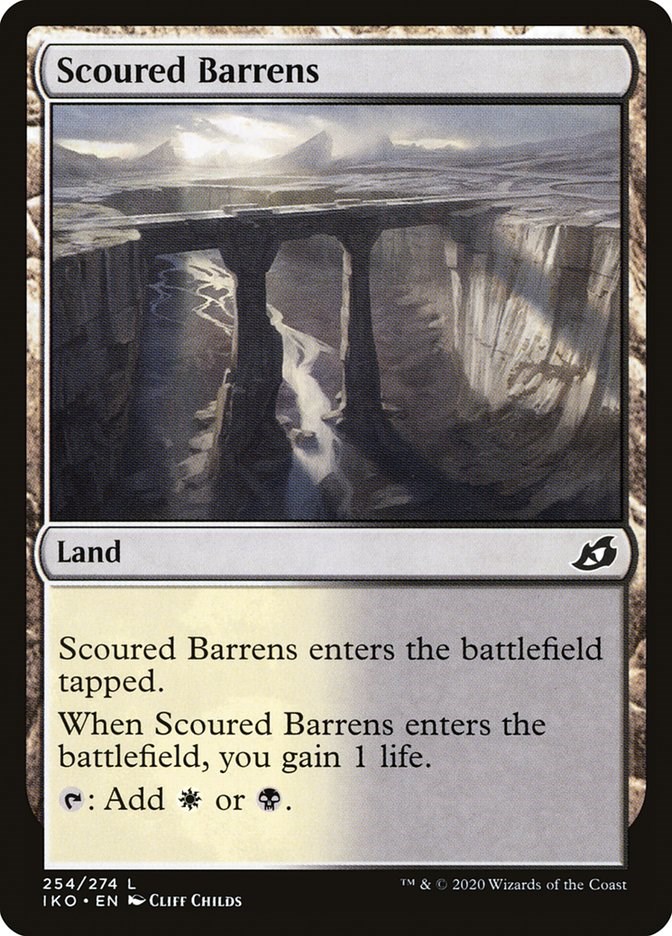 Scoured Barrens - Ikoria: Lair of Behemoths - Magic: The Gathering