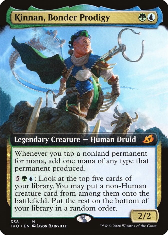 Kinnan, Bonder Prodigy (Extended Art) - Ikoria: Lair of Behemoths - Magic: The Gathering