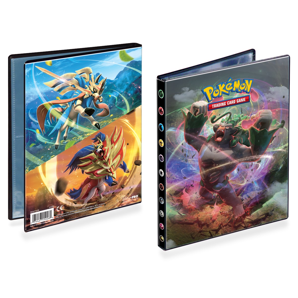 Pokemon Sword & Shield Rebel Clash (SWSH2) 4-Pocket Portfolio - Ultra ...