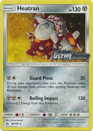 Heatran - 88/156 (Prerelease) - Alternate Art Promos - Pokemon