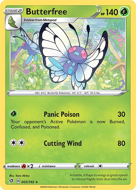 Butterfree Card