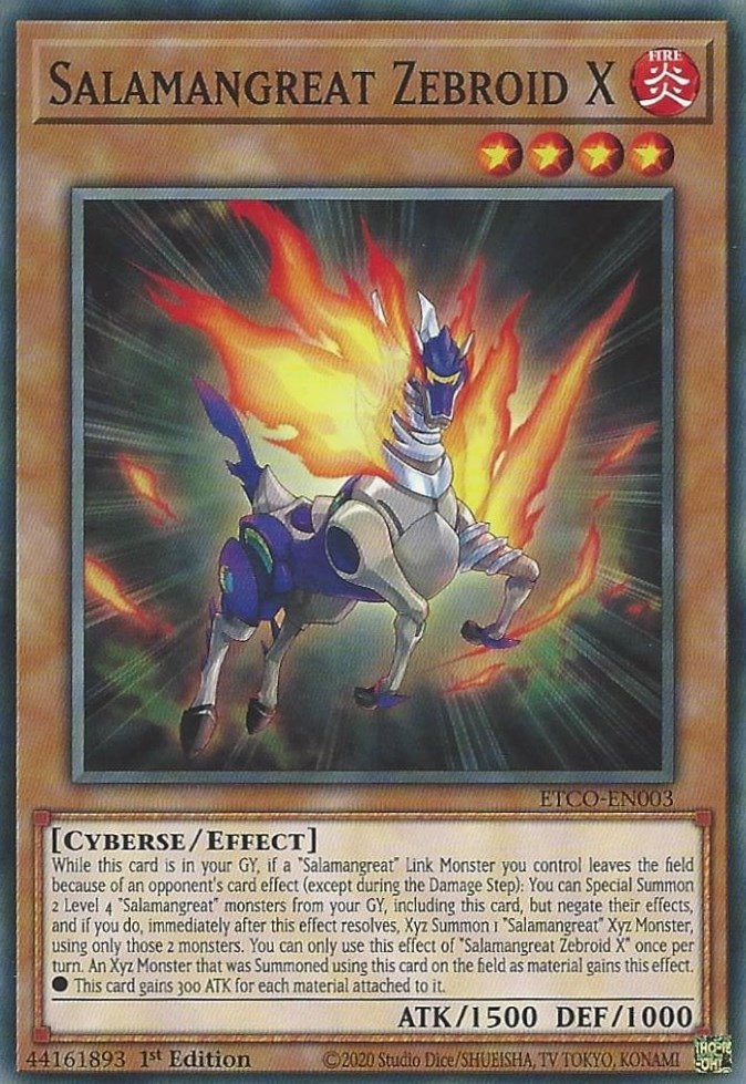 Salamangreat Zebroid X - Eternity Code - YuGiOh
