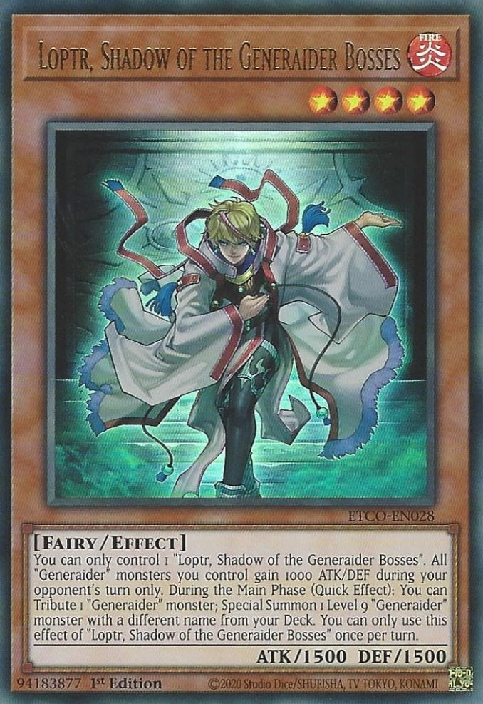 Loptr, Shadow of the Generaider Bosses - Eternity Code - YuGiOh