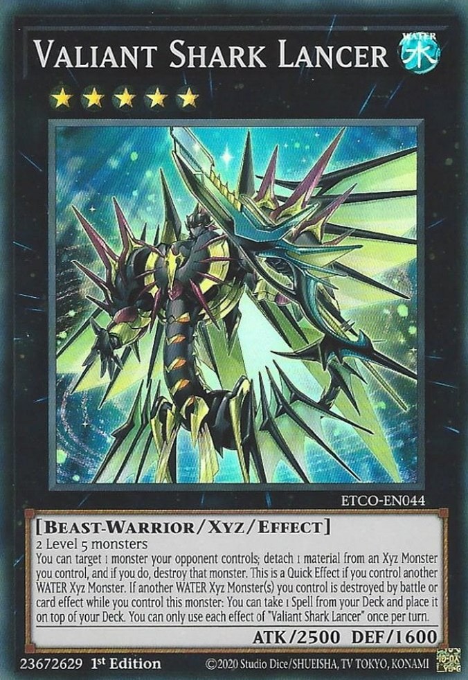 Valiant Shark Lancer - Eternity Code - YuGiOh