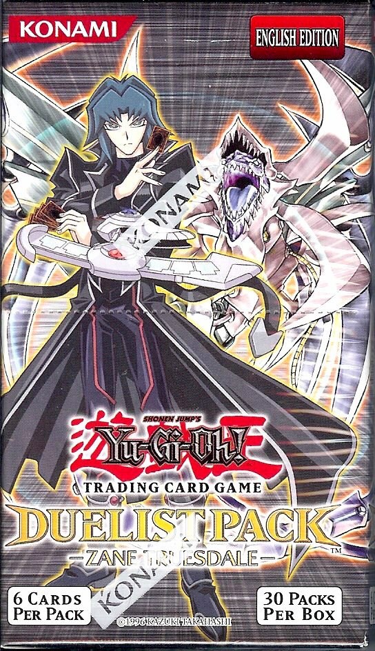 Duelist Pack: Zane Truesdale Booster Box [Unlimited Edition] - Duelist ...