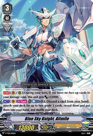 Blue Sky Knight, Altmile (RRR Foil) - V-TD11: Altmile - Cardfight Vanguard