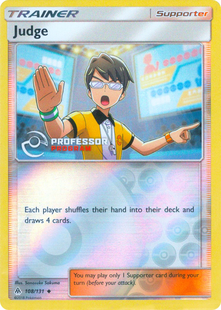Judge (2019) - Professor Program Promos - Pokemon