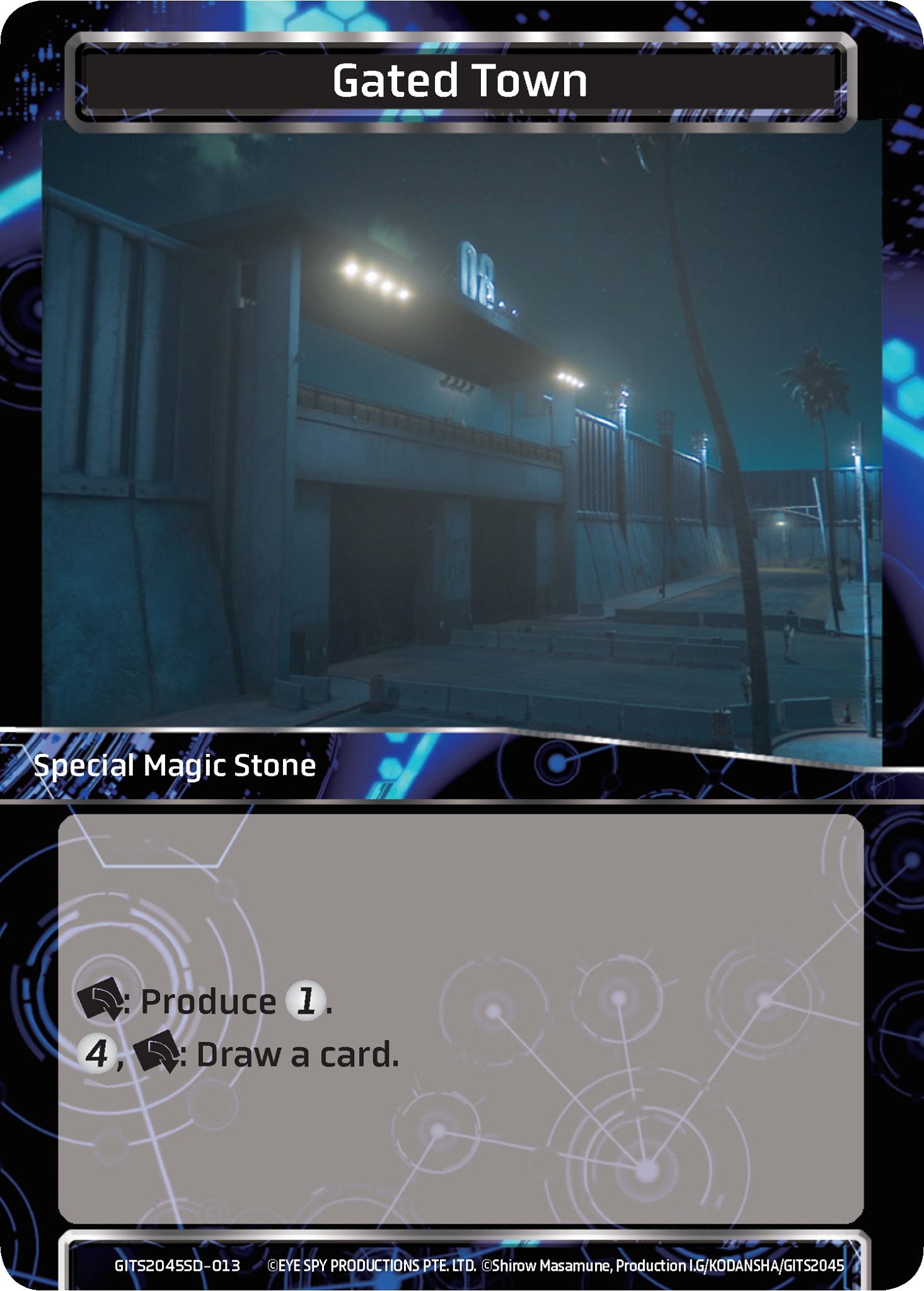 Gated Town - Ghost in the Shell SAC_2045 Starter Deck - Force of Will