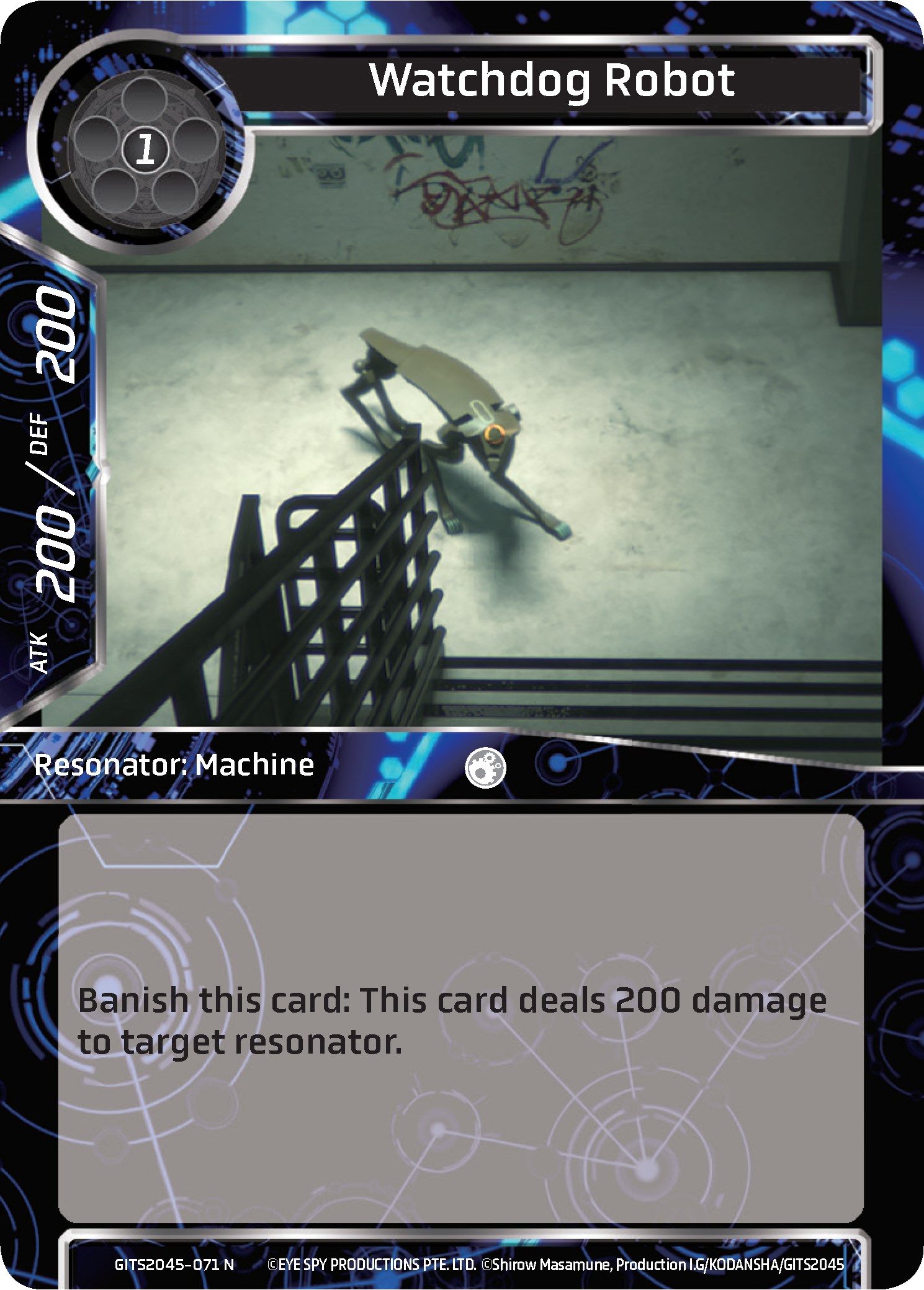 Watchdog Robot - Ghost in the Shell SAC_2045 - Force of Will