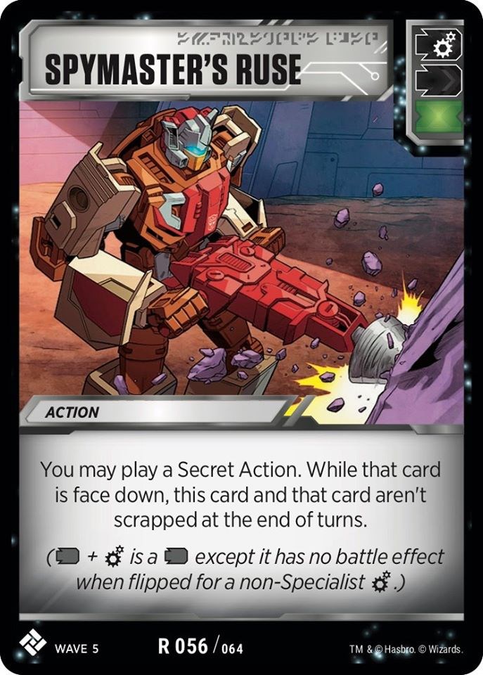 Spymaster's Ruse - Titan Masters Attack - Transformers TCG
