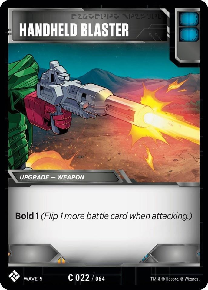 Handheld Blaster - Titan Masters Attack - Transformers TCG