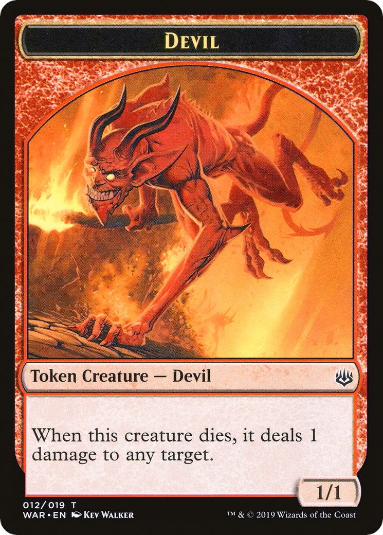 Devil // Satyr Double-sided Token (Challenger 2020) - Unique and ...