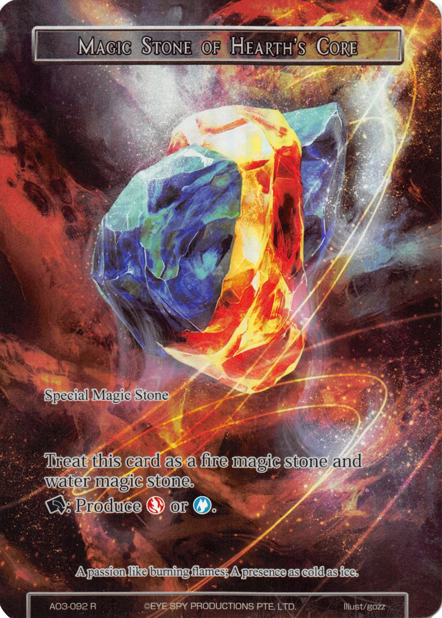 Magic Stone of Hearth's Core (Full Art) - Alice Origin III - Force of Will