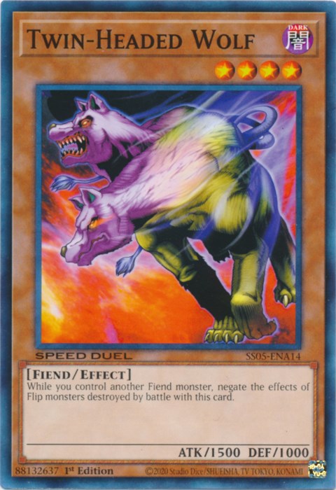 Twin-Headed Wolf - Speed Duel Decks: Twisted Nightmares - YuGiOh