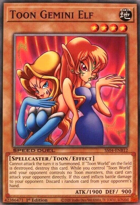 Toon Gemini Elf - Speed Duel Decks: Match of the Millennium - YuGiOh