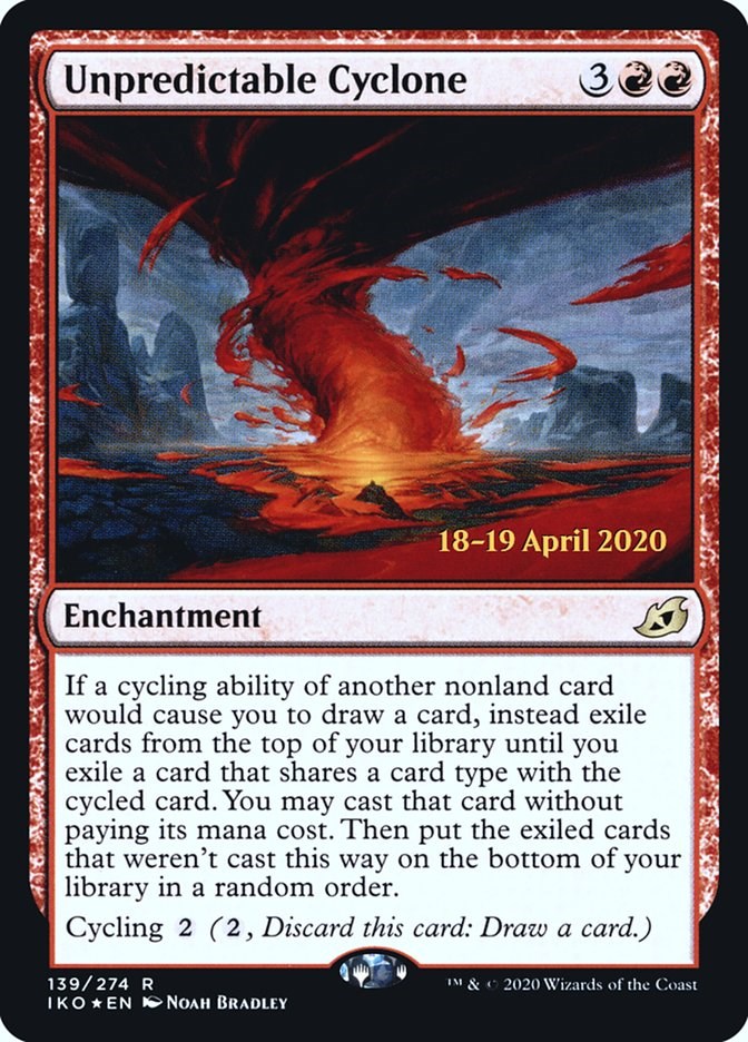 Unpredictable Cyclone - Prerelease Cards - Magic: The Gathering