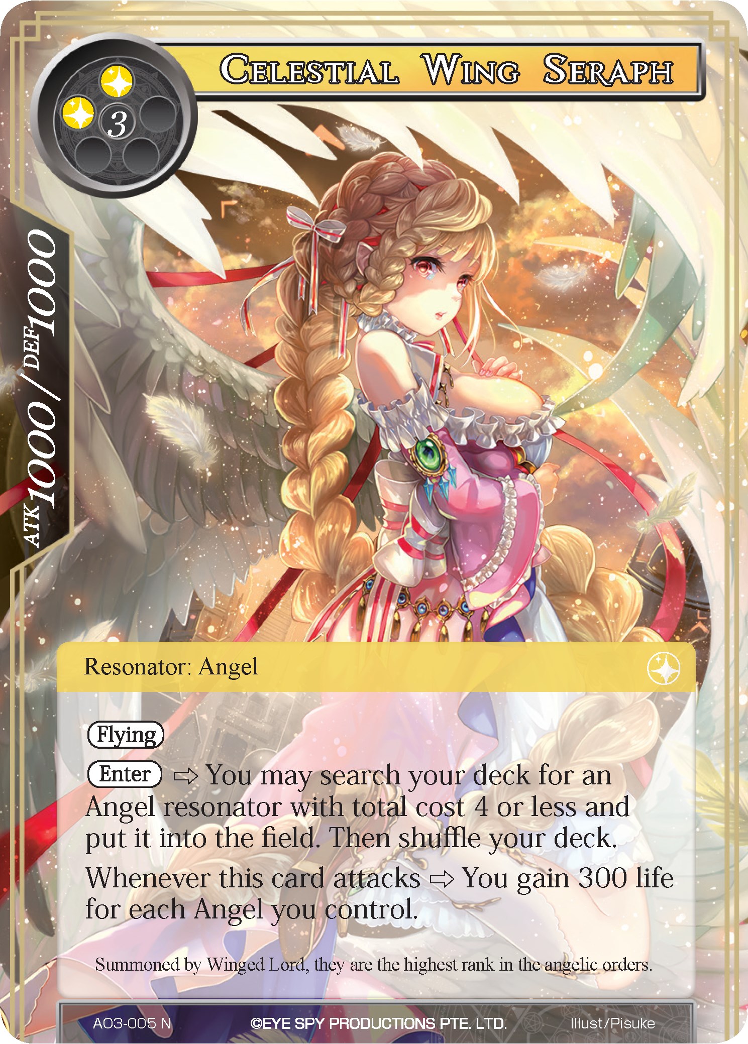 Celestial Wing Seraph - Alice Origin III - Force of Will