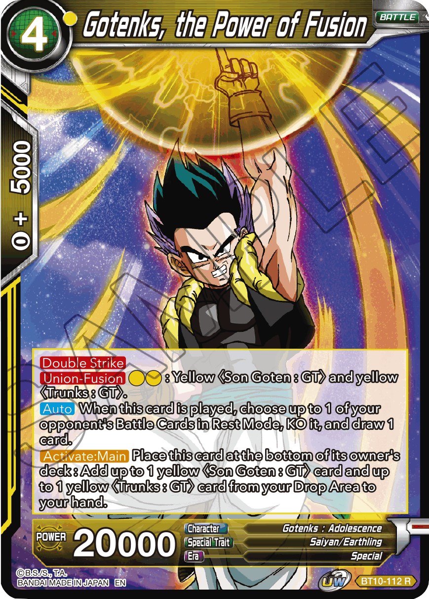 Gotenks, the Power of Fusion - Rise of the Unison Warrior - Dragon Ball ...