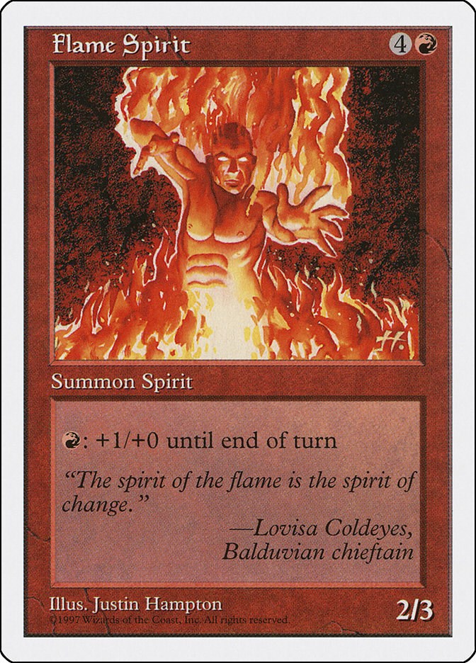 Flame Spirit - Fifth Edition - Magic: The Gathering