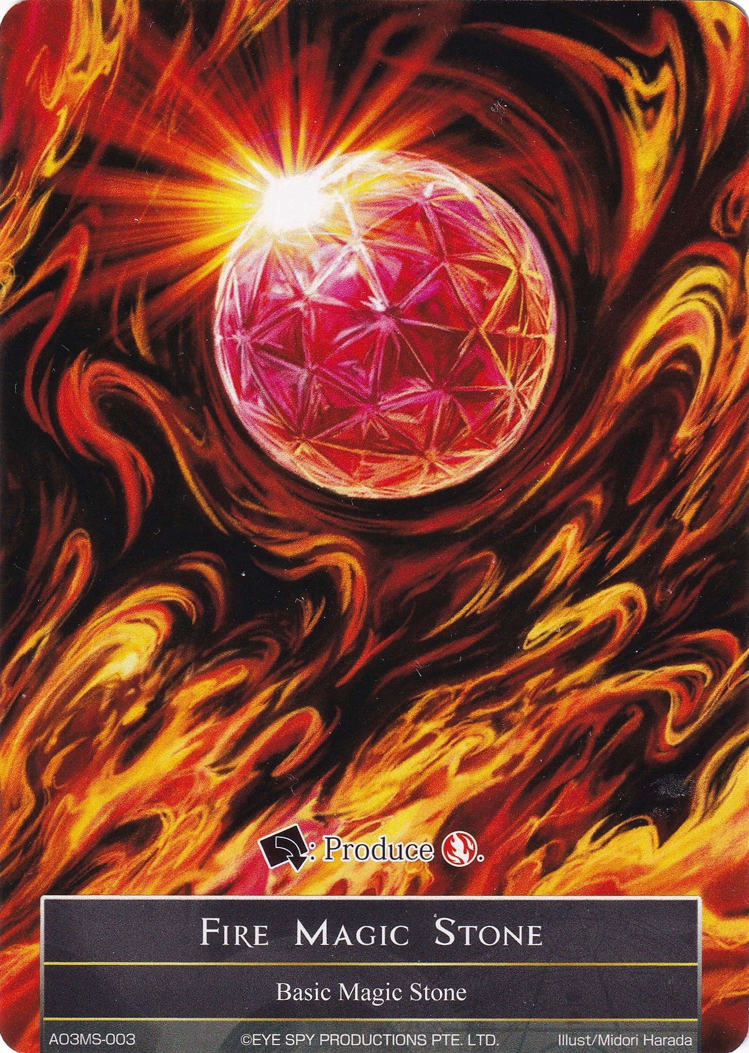 Fire Magic Stone - AO3MS-003 - Alice Origin III - Force of Will