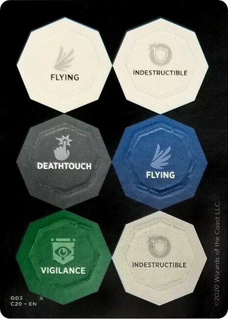 Punch Card Token (003 // 004) - Thick Stock - Commander 2020 - Magic ...