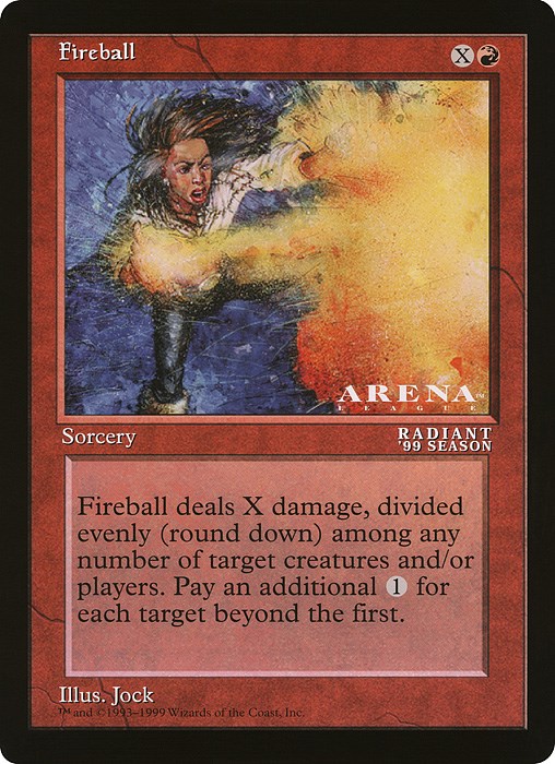 Fireball (Arena League) - Oversize Cards - Magic: The Gathering