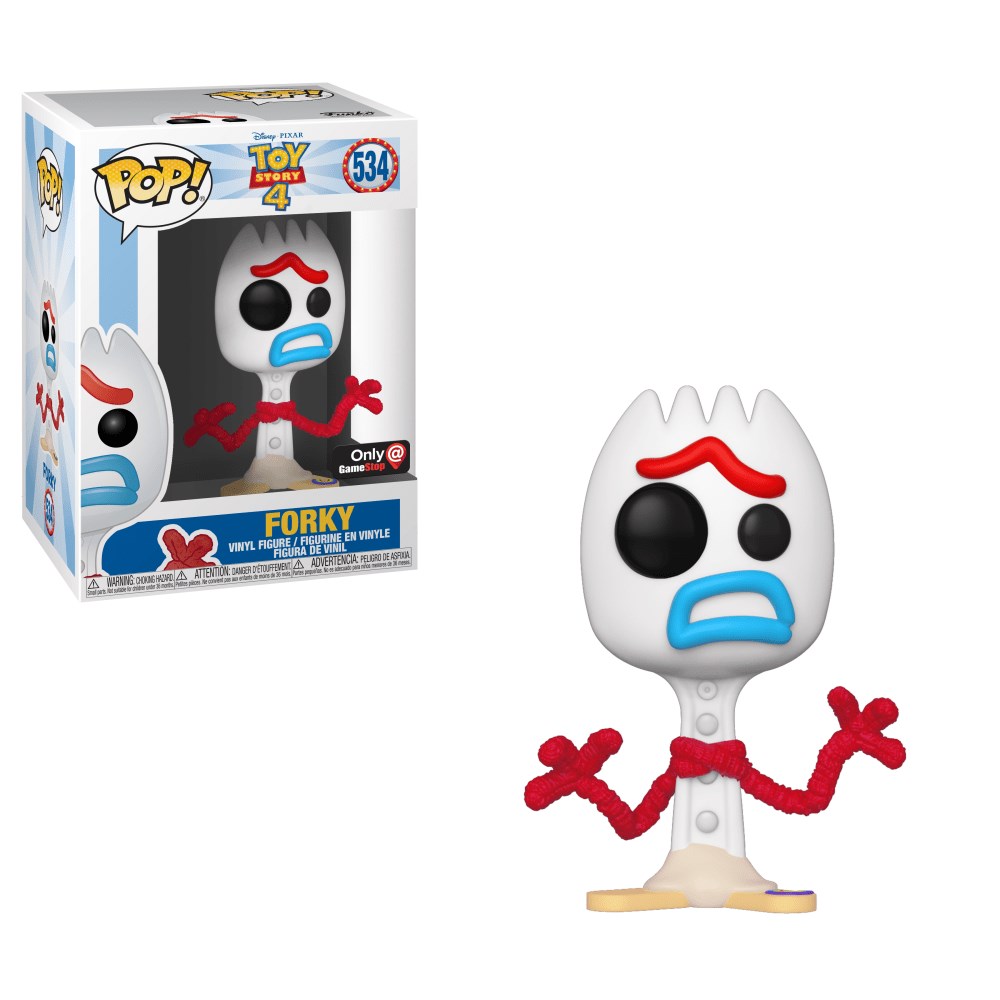 Toy Story 4: Forky (Sad) (GameStop Exclusive) - Pop! Vinyl - Funko
