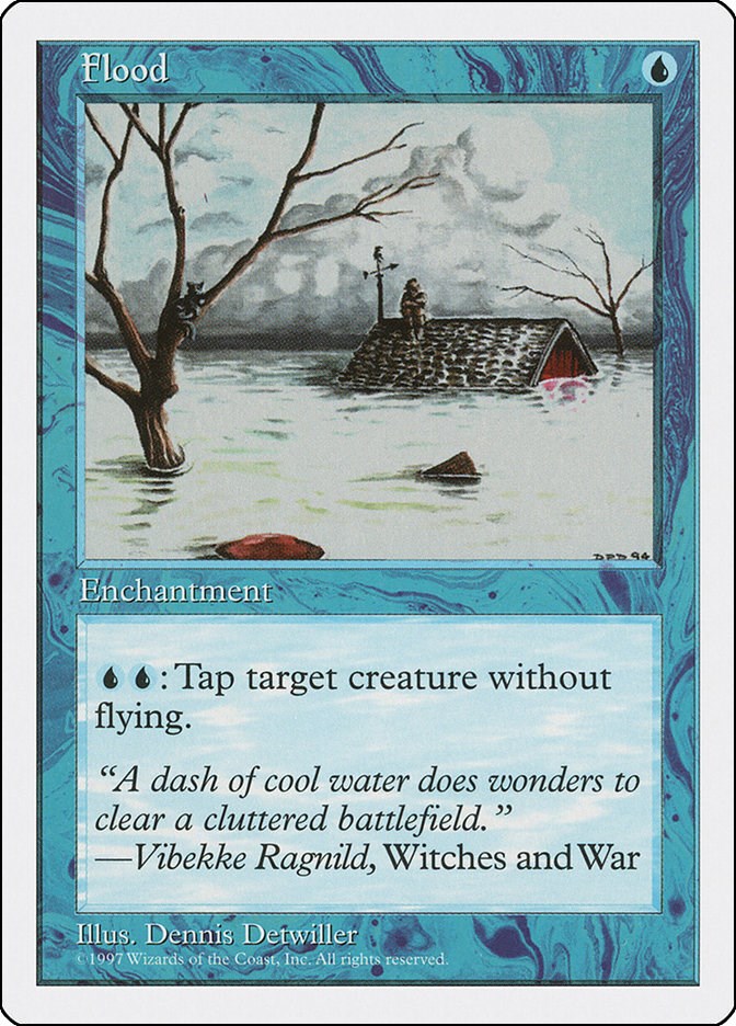 Flood - Fifth Edition - Magic: The Gathering