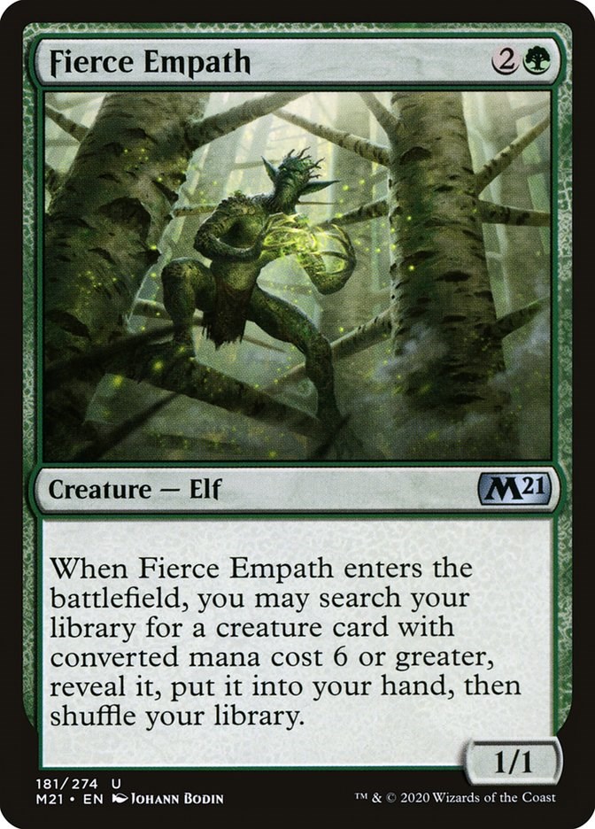 Fierce Empath - Core Set 2021 - Magic: The Gathering
