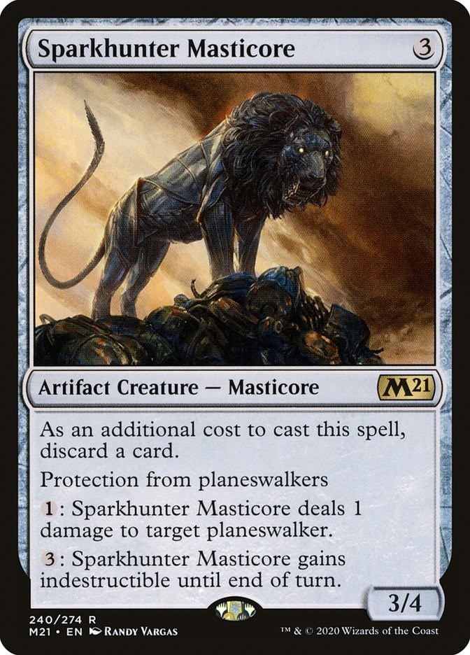 Sparkhunter Masticore - Core Set 2021 - Magic: The Gathering
