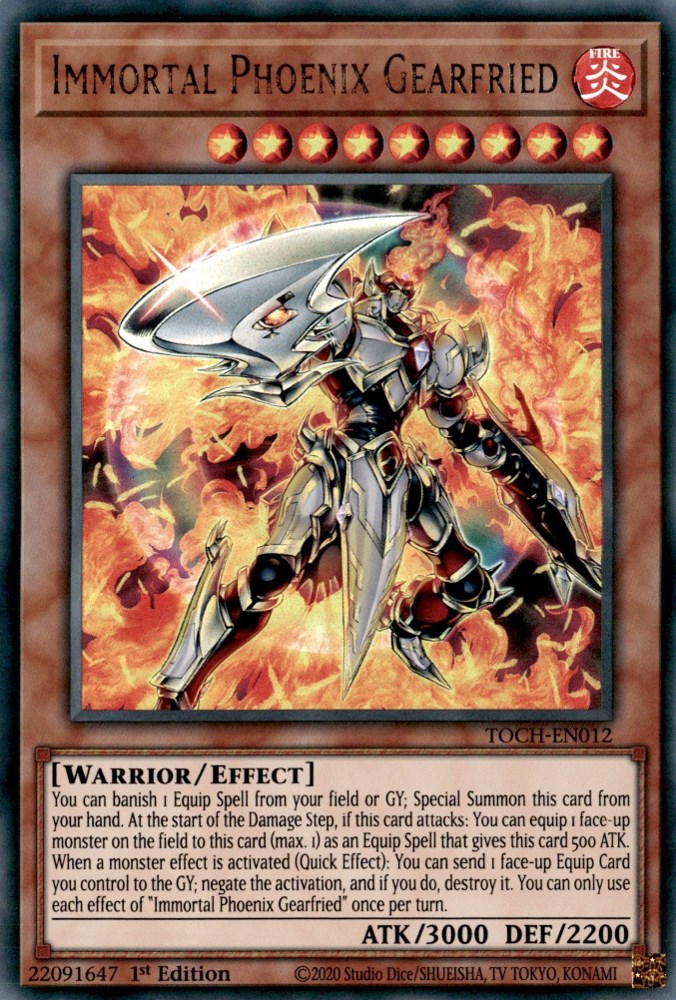 Immortal Phoenix Gearfried - Toon Chaos - YuGiOh