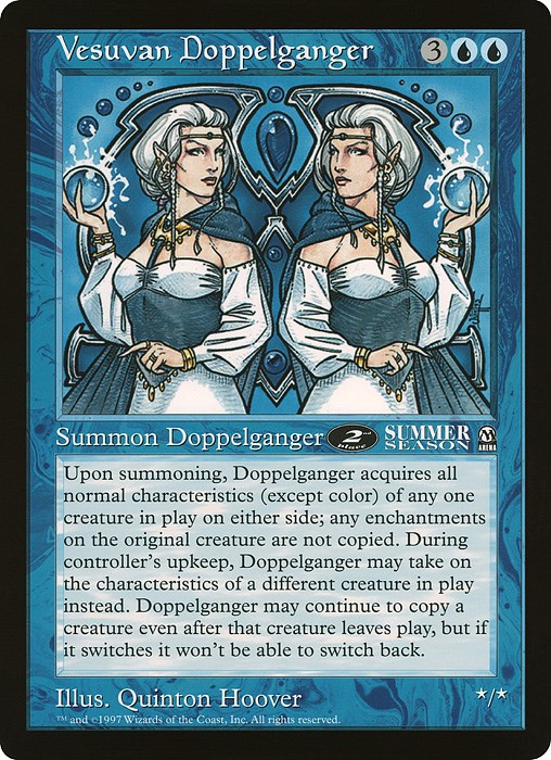 Vesuvan Doppelganger (Arena League) - Oversize Cards - Magic: The Gathering
