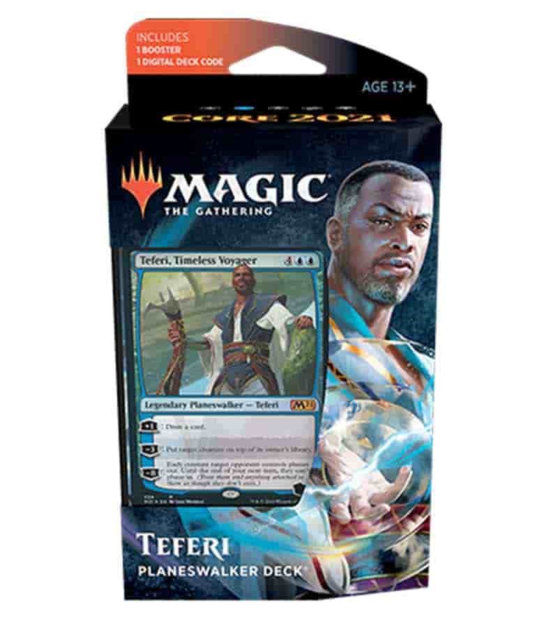 Core Set 2021 - Planeswalker Deck [Teferi] - Core Set 2021 - Magic: The ...