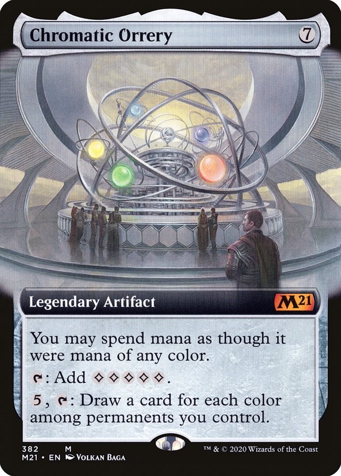 Chromatic Orrery (Extended Art) - Core Set 2021 - Magic: The Gathering