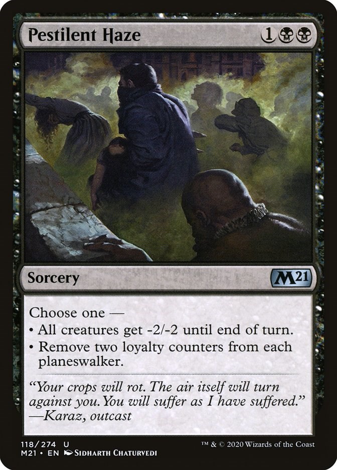 Pestilent Haze - Core Set 2021 - Magic: The Gathering