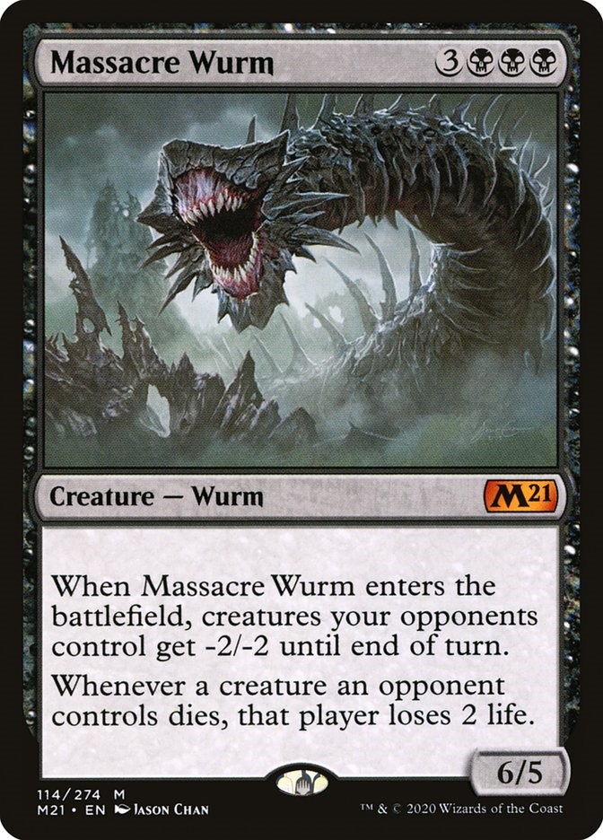 Massacre Wurm - Core Set 2021 - Magic: The Gathering
