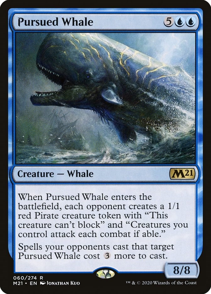 Pursued Whale - Core Set 2021 - Magic: The Gathering