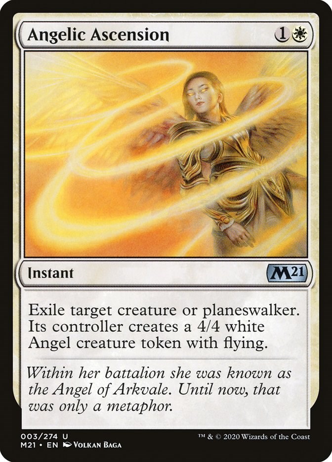 Angelic Ascension - Core Set 2021 - Magic: The Gathering