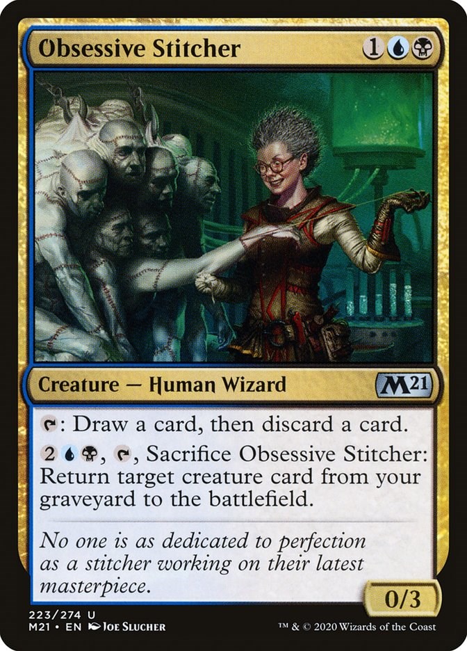 Obsessive Stitcher - Core Set 2021 - Magic: The Gathering