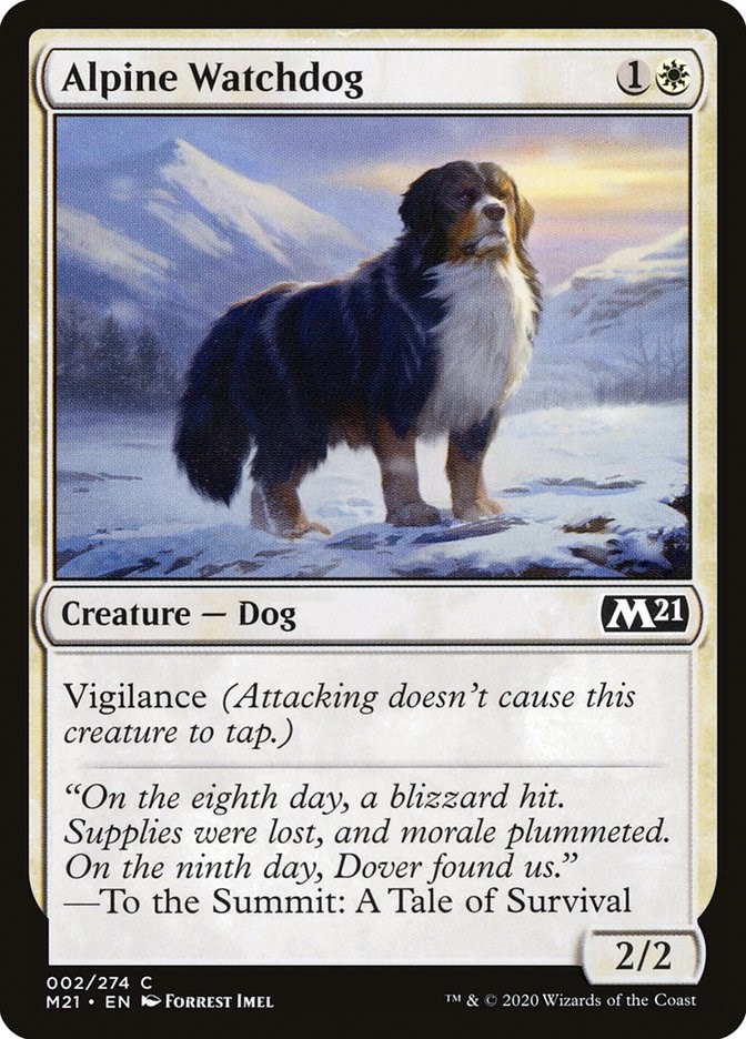 Alpine Watchdog - Core Set 2021 - Magic: The Gathering