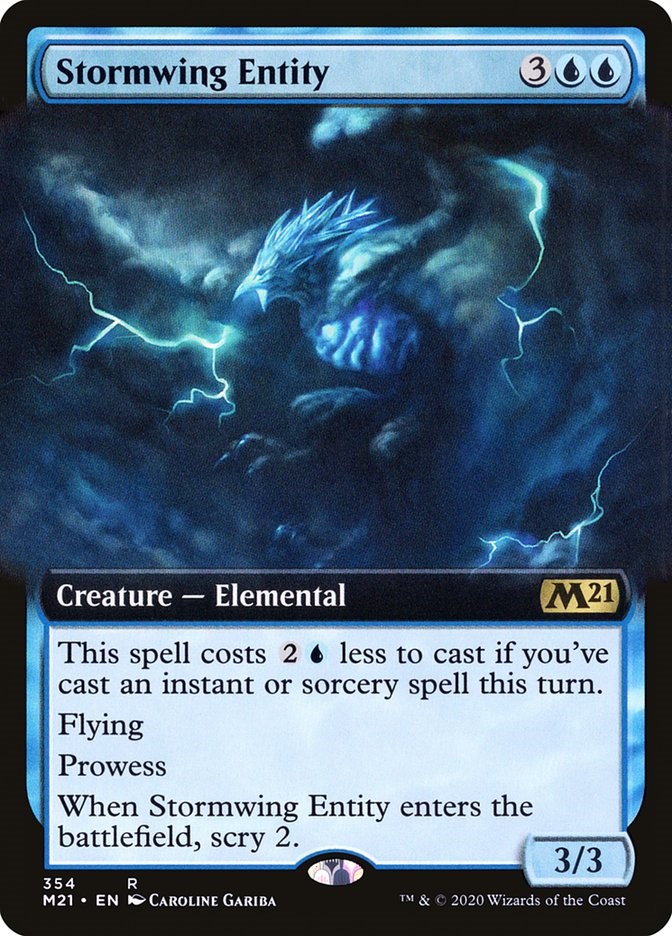 Stormwing Entity (Extended Art) - Core Set 2021 - Magic: The Gathering