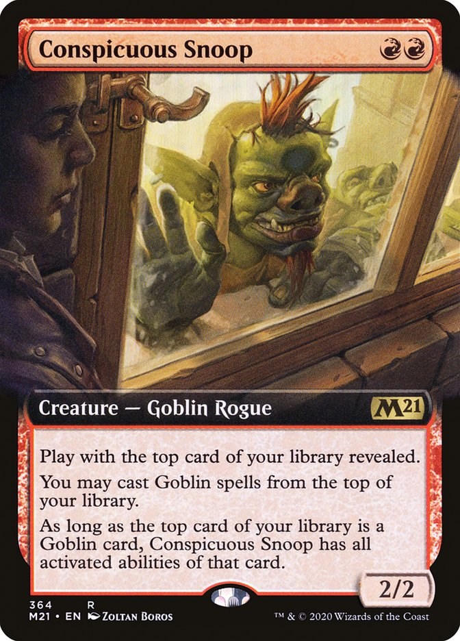 Conspicuous Snoop (Extended Art) - Core Set 2021 - Magic: The Gathering