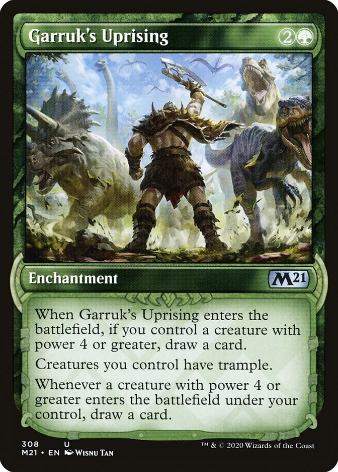 Garruk's Uprising (Showcase) - Core Set 2021 - Magic: The Gathering