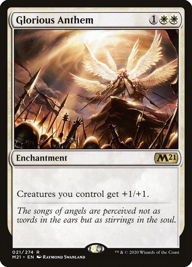 Glorious Anthem - Core Set 2021 - Magic: The Gathering